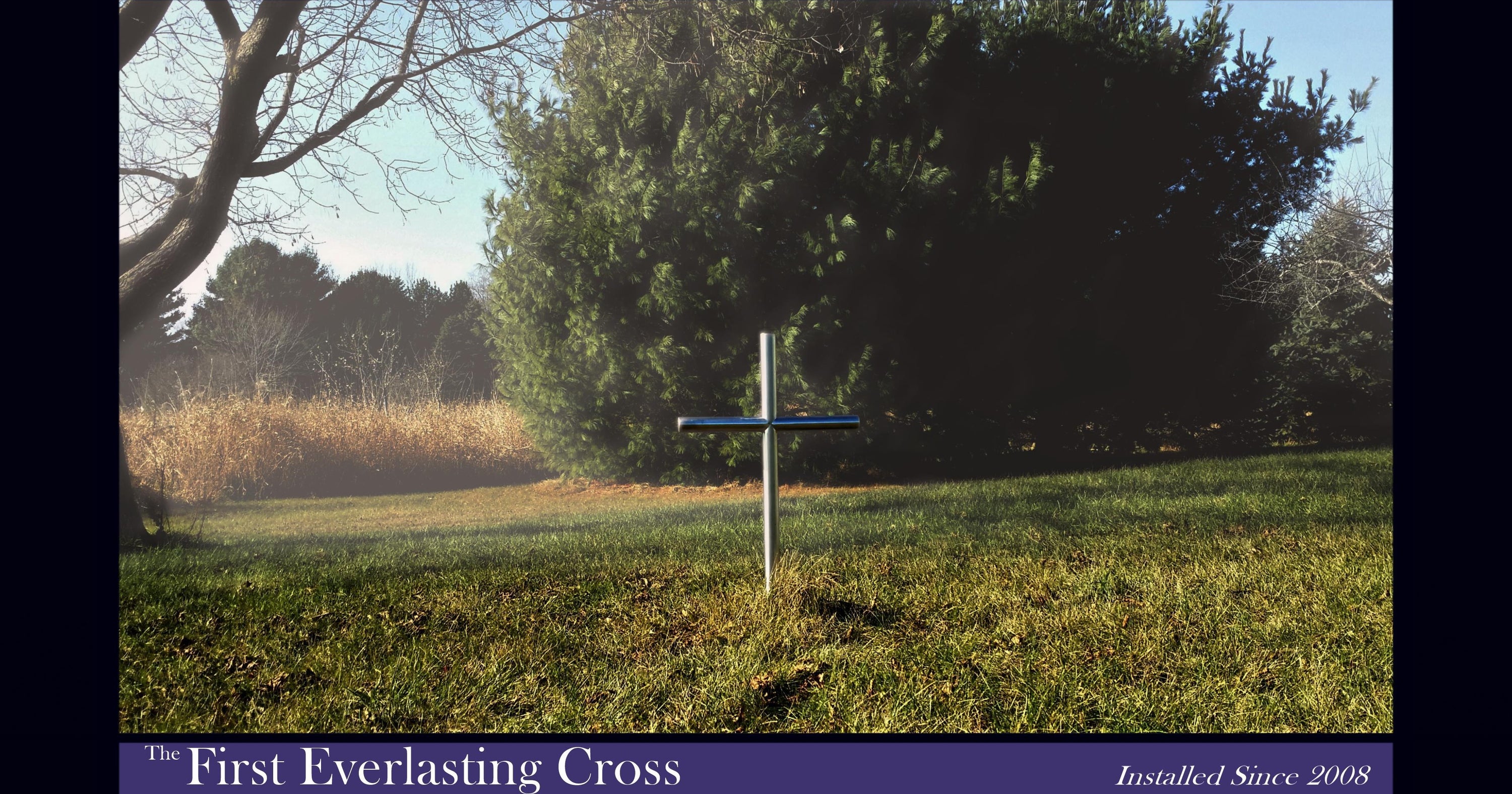 Everlasting Cross™ Memorial, Cremation Urn and Personalized Engraving