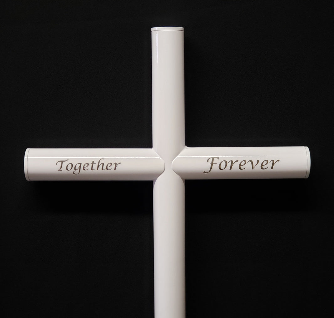 Everlasting Cross™ Memorial, Cremation Urn and Personalized Engraving
