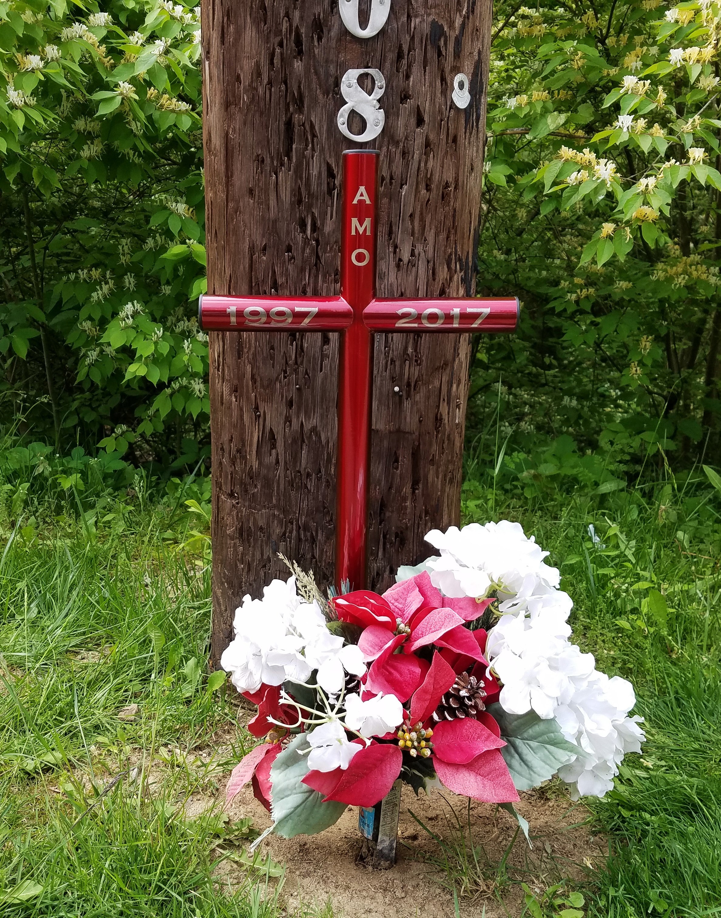 Everlasting Cross™ Memorial, Cremation Urn and Personalized Engraving